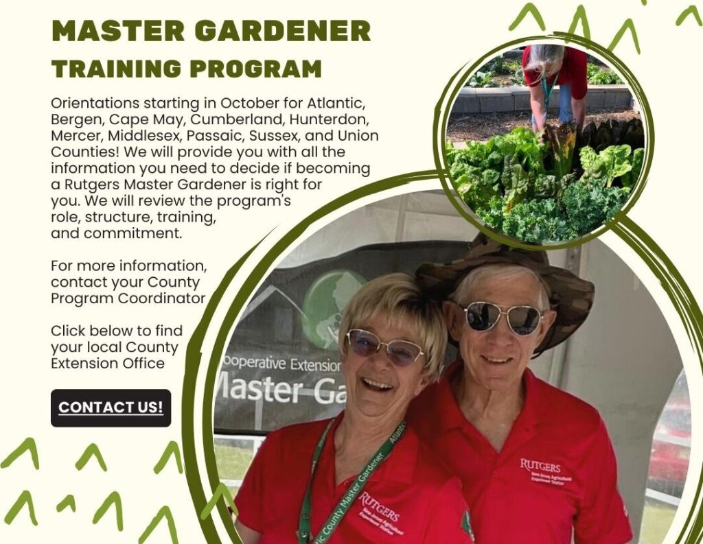 Rutgers Master Gardeners of Mercer – Enrolling Class of 2025 – Rutgers ...